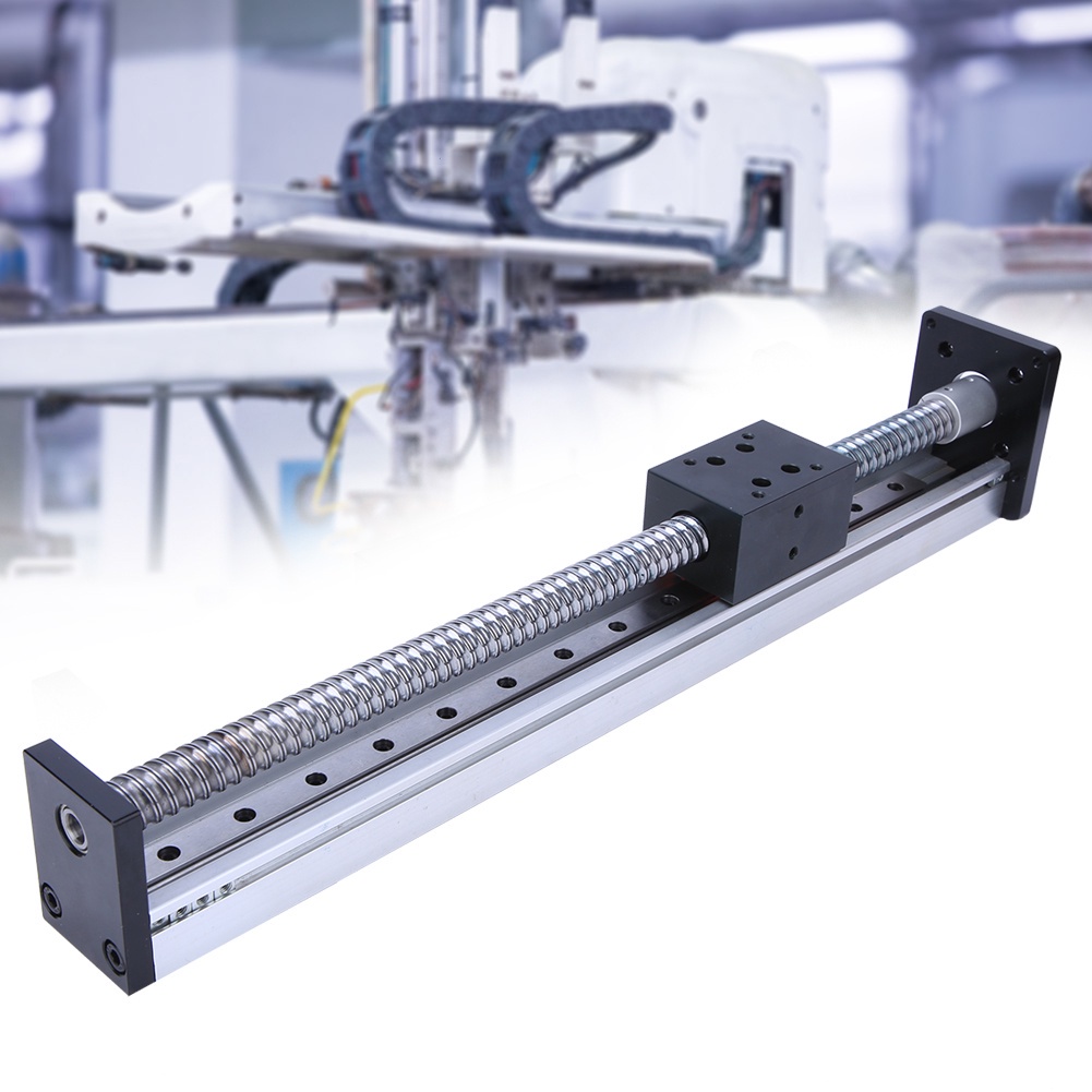 Aluminum Alloy Linear Guide Rail Slide Ball Screw Motion Table 300mm ...