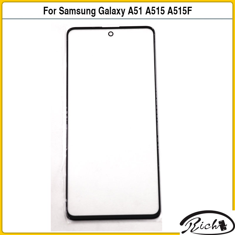 สําหรับ Samsung Galaxy A51 A515 A515F หน้าจอสัมผัส LCD ด้านหน้า ด้านนอก ...