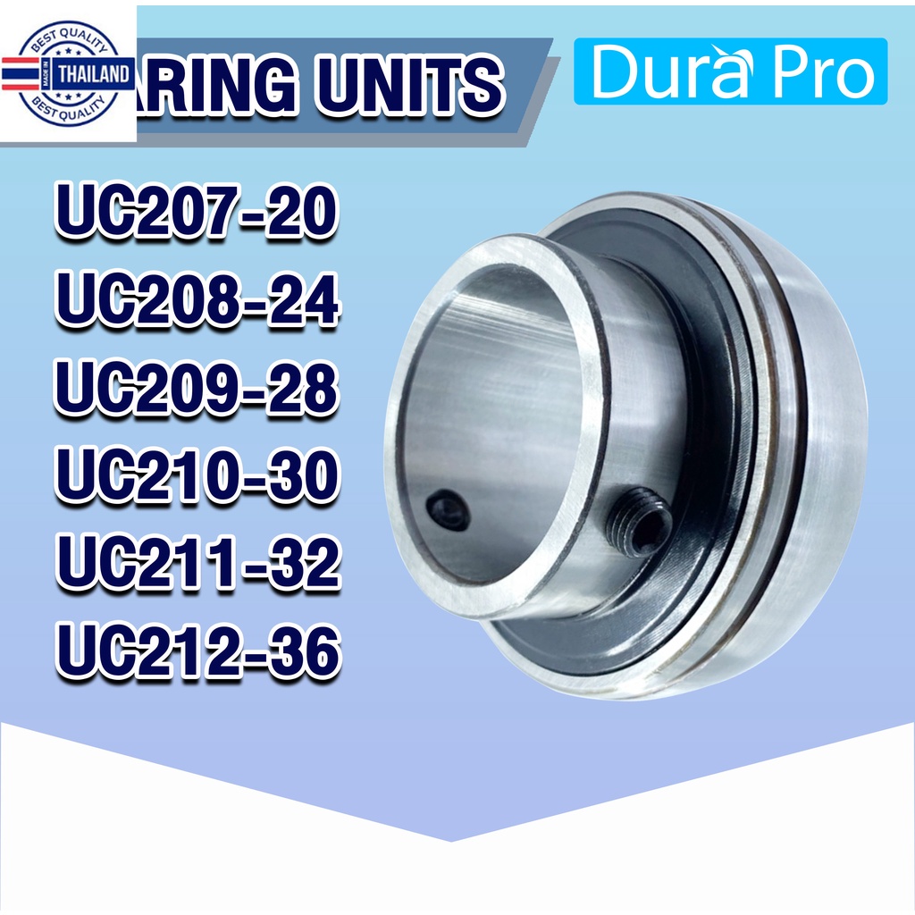 UC207-20 UC208-24 UC209-28 UC210-30 UC211-32 UC212-36 ตลัลูกปืนตุ๊กตา Bearing Units เพลานิ้ว UCP ...