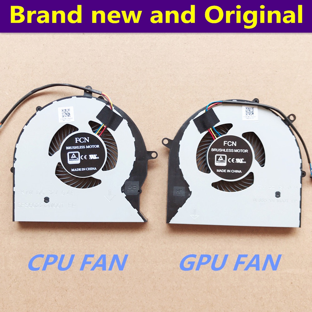 CPU GPU พัดลมระบายความร้อนสําหรับ ASUS rog FX63V FX63VM FZ63VM ...