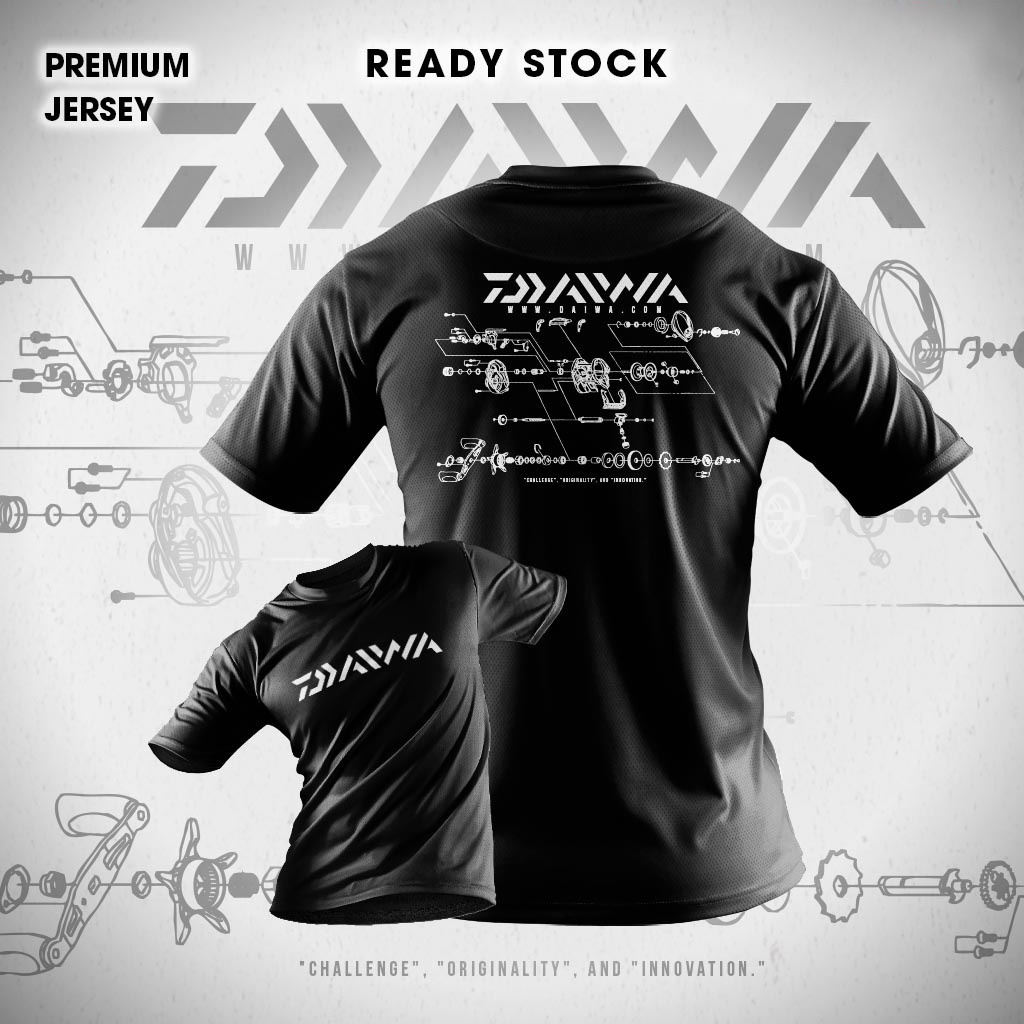 [พร้อมส่ง] เสื้อยืด พิมพ์ลาย Baju Pancing Daiwa Reel Gewang Mancing ...