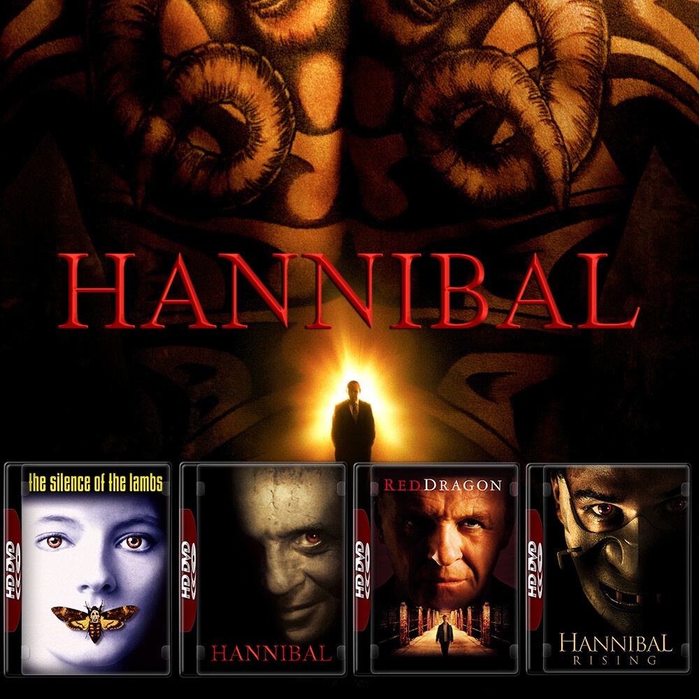 Hannibal ฮันนิบาล ภาค 1-4 DVD หนัง มาสเตอร์ พากย์ไทย | Shopee Thailand