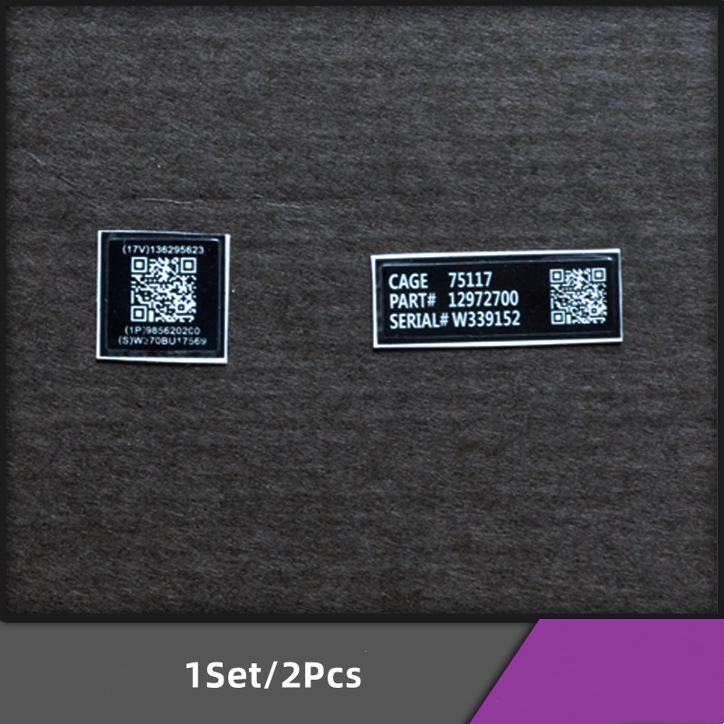 สติกเกอร์สะท้อนแสง PVC QR Code โลหะ สําหรับตกแต่งตัวรับสัญญาณ 2 ชิ้น ...