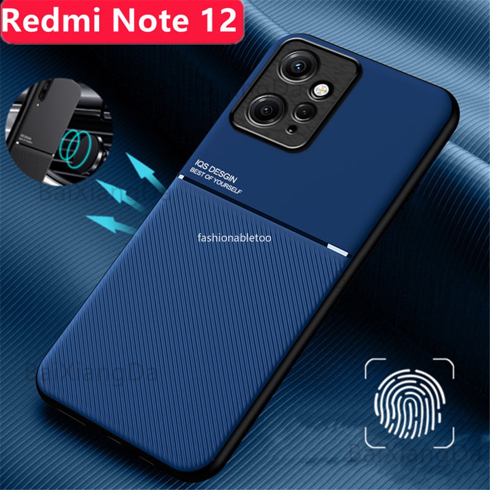 เคสโทรศัพท์มือถือซิลิโคน TPU ผิวด้าน กันกระแทก มีขาตั้ง สําหรับ Redmi Note 12 pro plus Turbo ...