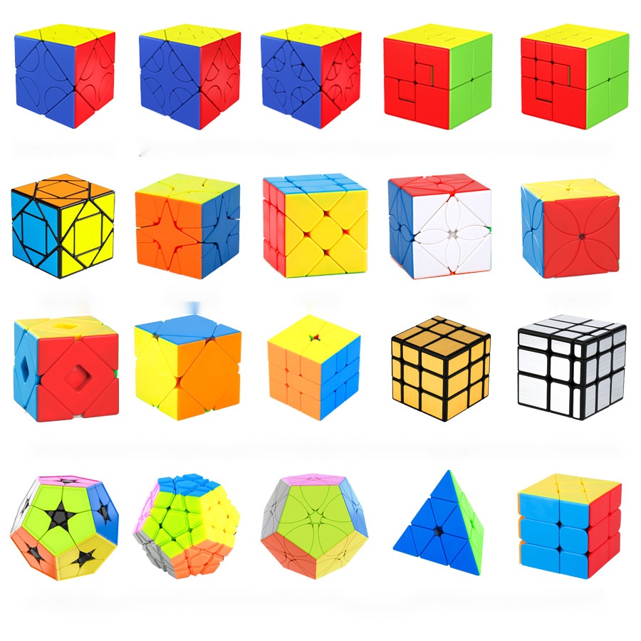 Moyu Meilong Speed Cube 2x2 3x3 Cube Fisher Cube Pyraminx Megaminx ...