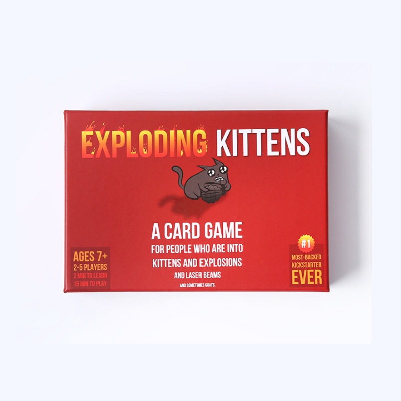 Card Game Exploding Kittens Original Edition Fun Family Games * 类别 | Shopee Thailand