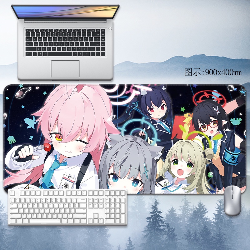 Blue Archive Mouse Pad sunaookami siroko Custom table pad takanasi ...