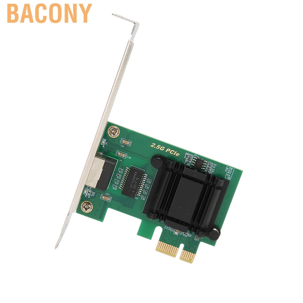 Bacony 2.5Gbps PCIe Network Adapter with Bracket RJ45 PCI Express ...