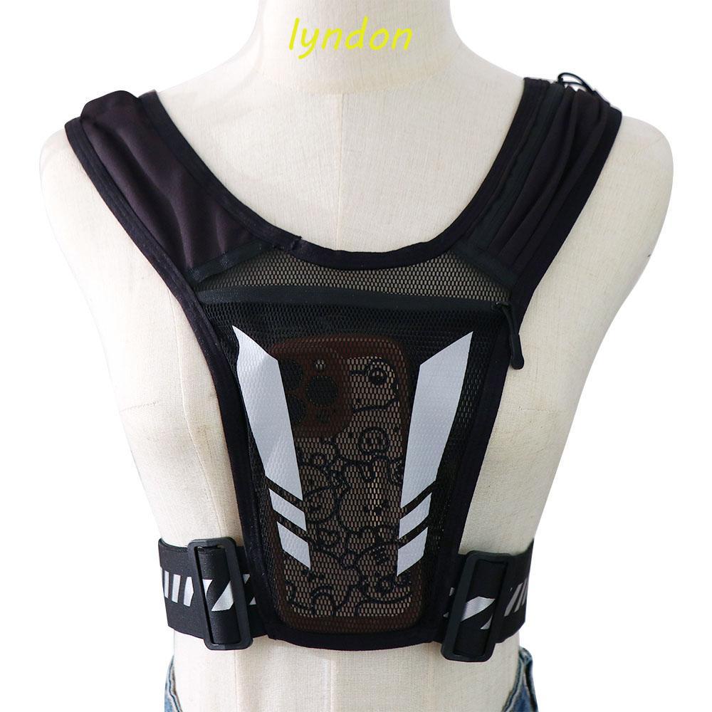 Lyndon เสื้อกั๊ก น้ําหนักเบา สะท้อนแสง สําหรับใส่ขวดน้ํา โทรศัพท์มือถือ ...