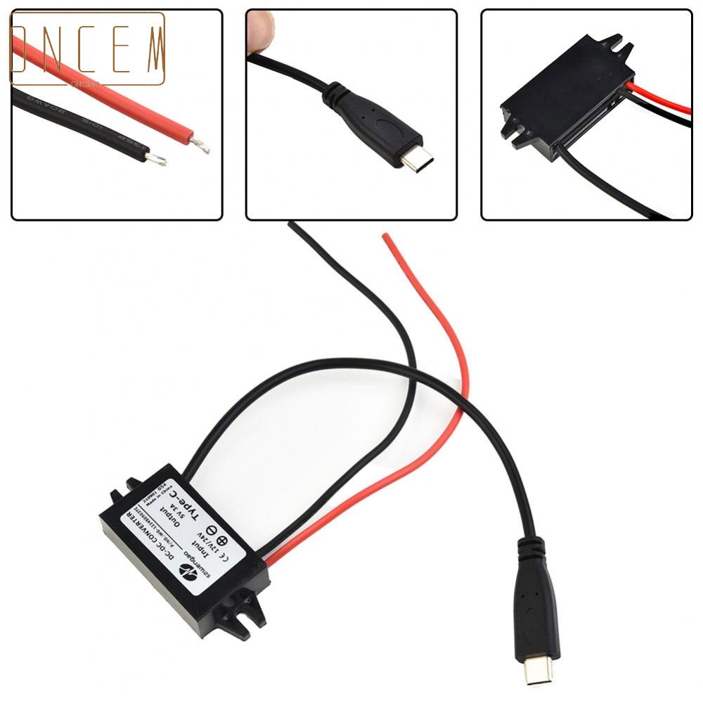 【ONCEMOREAGAIN】Powerful 12V 24V to 5V Type C USB Converter with Over ...