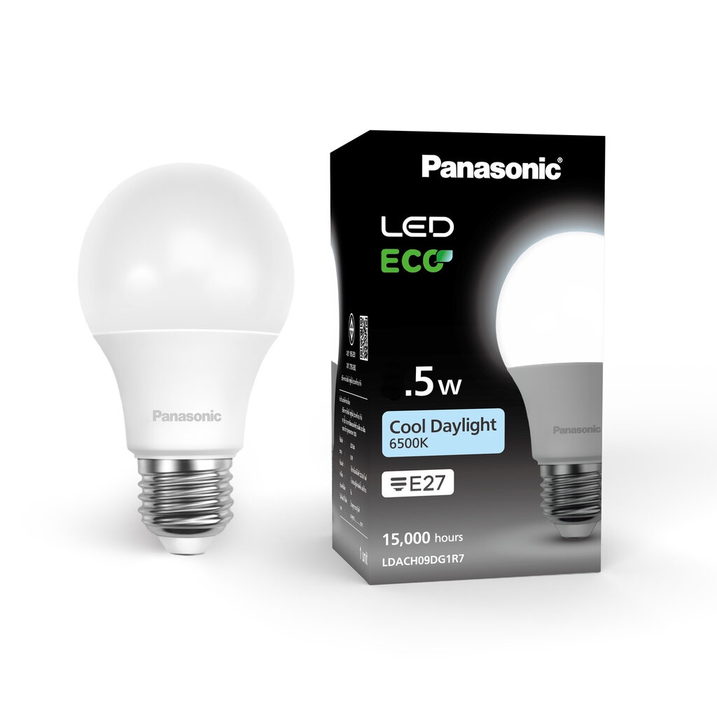 Panasonic หลอดไฟ Bulb LED รุ่น ECO ขั้ว E27 ราคาประหยัด 8.5w 10.5w 14w ...