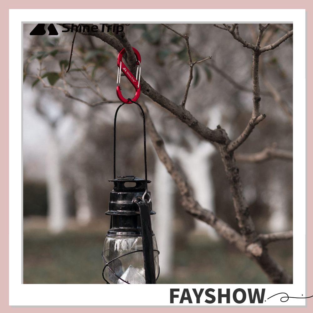 FAY คาราบิเนอร์ S Type ล็อกกุญแจ แบบอลูมิเนียมอัลลอย 4 สี ป้องกันการ ...