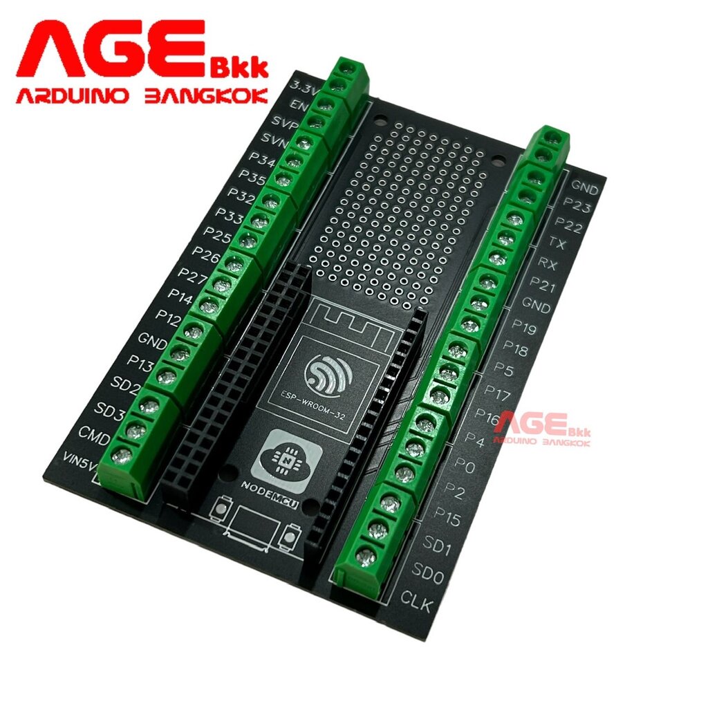 บอร์ดขยายขา ESP32 Screw Shield NodeMCU ESP32 แบบ 38 ขาทุกรุ่น แบบบัดกรี | Shopee Thailand