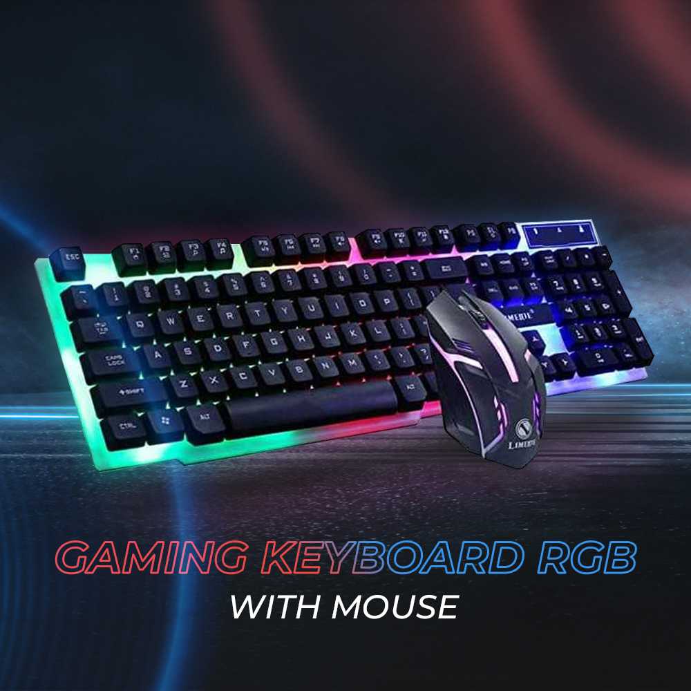LIMEIDE Combo Gaming Keyboard RGB พร้อมเมาส์ - GTX300 | Shopee Thailand