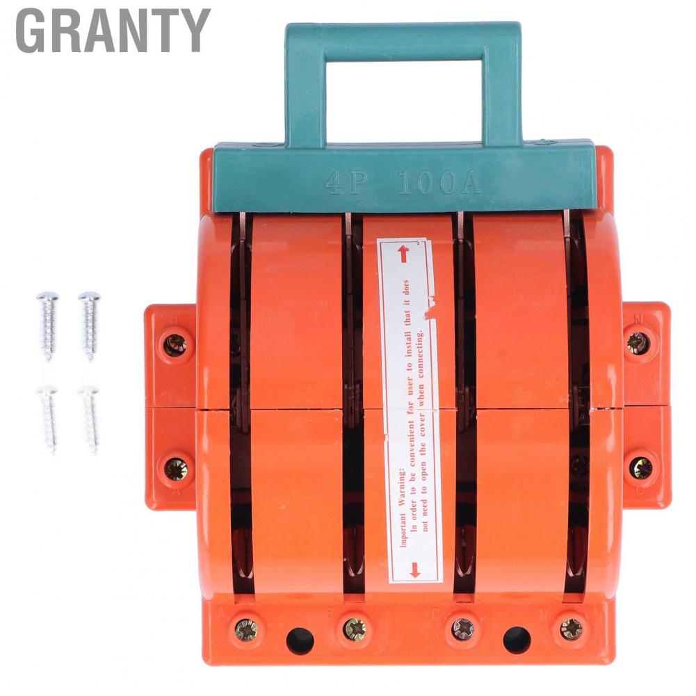 Granty 02 015 4 Pole Double Throw Switch 380V Safety Disconnect Switch ...