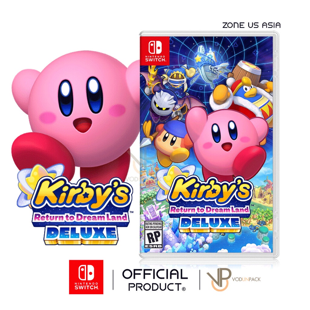 Nintendo Switch : Kirby return to dreamland deluxe zone US ASIA ตลับเกม นินเทนโด้สวิช | Shopee ...