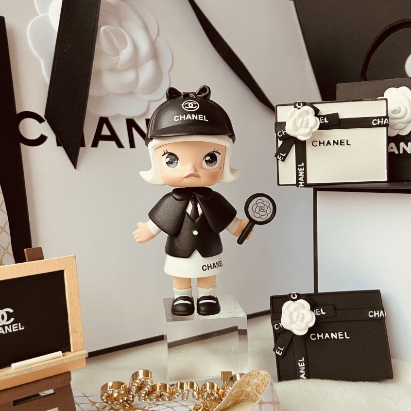 พร้อมส่ง popmart Dior&Molly Shopaholic LABUBU ของตกแต่งรถยนต์ ของขวัญ ...