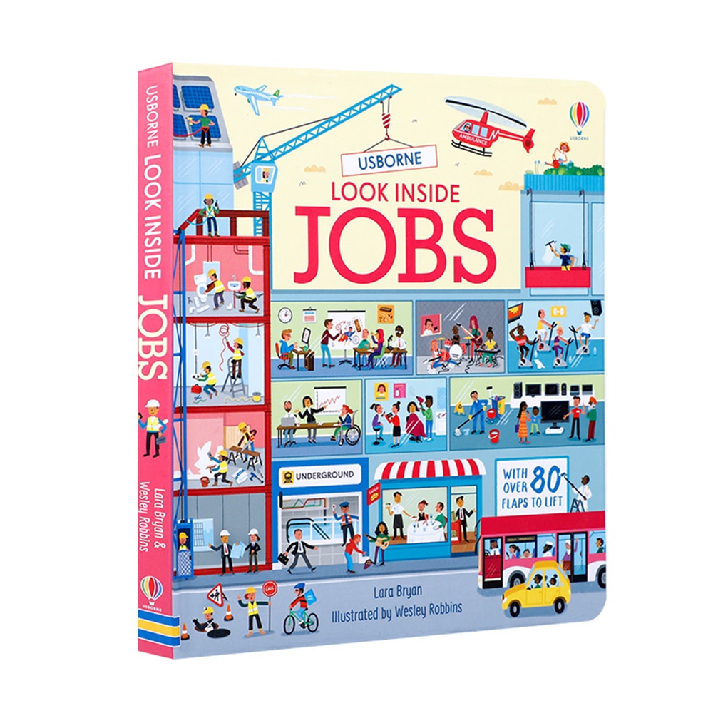 ⚡️พร้อมส่ง⚡️Usborne Look Inside Jobs [Children Educational Book ...