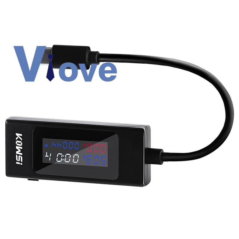 Kowsi KWS-065C Type-C USB-C 4-30V เครื่องวัดแรงดันไฟฟ้า แอมมิเตอร์จับเวลา จอดิจิทัล เครื่องชาร์จ ...