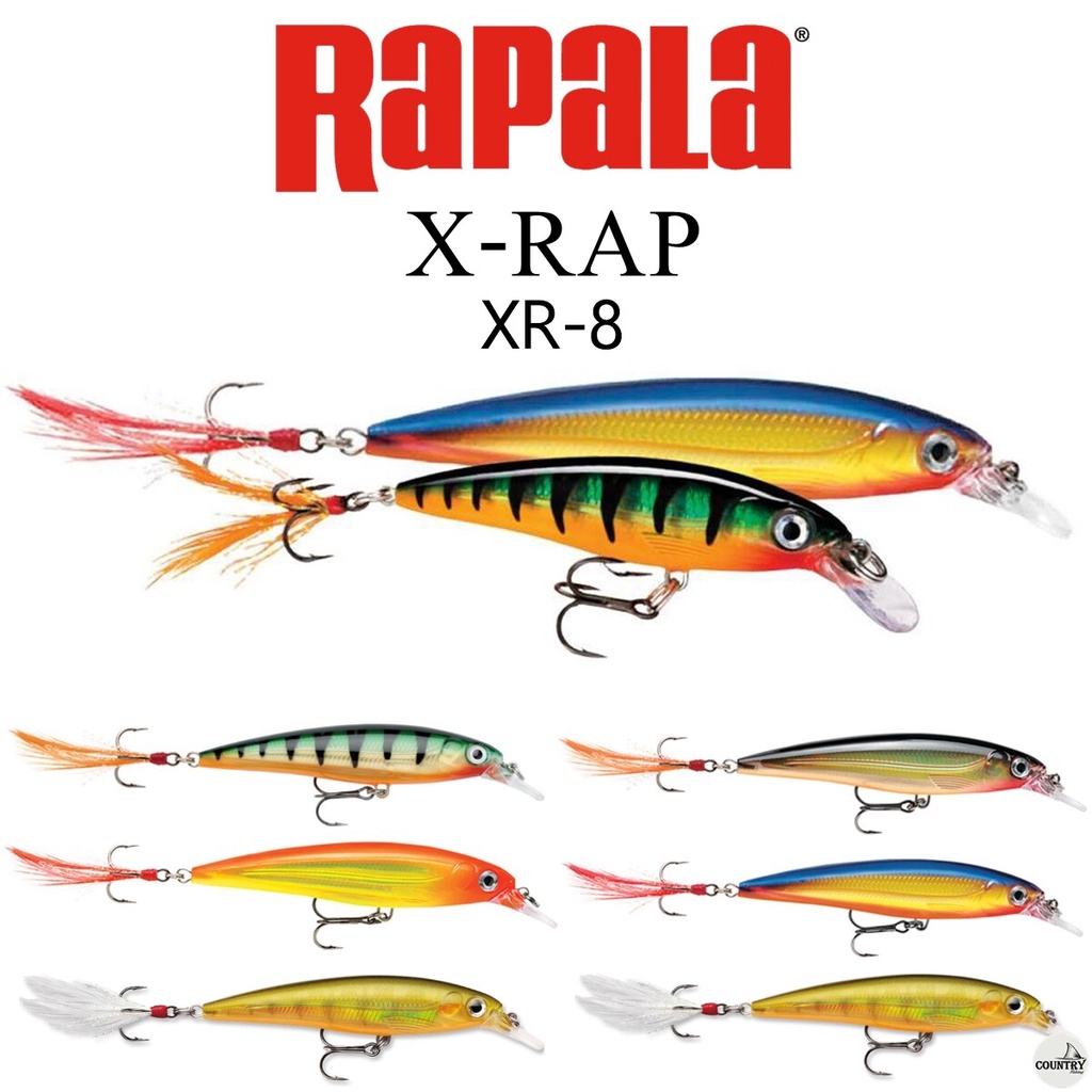เหยื่อปลอม RAPALA X-RAP XR-8 | Shopee Thailand