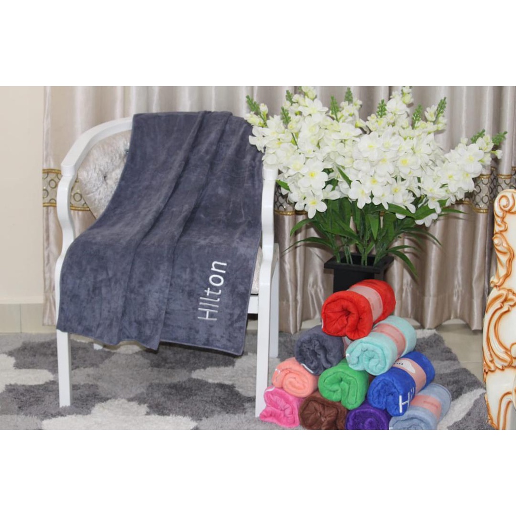 Hilton Hotel Tuala Hadiah Tuala Mandi Serap ผ้าขนหนูอาบน้ํา คุณภาพสูง ...