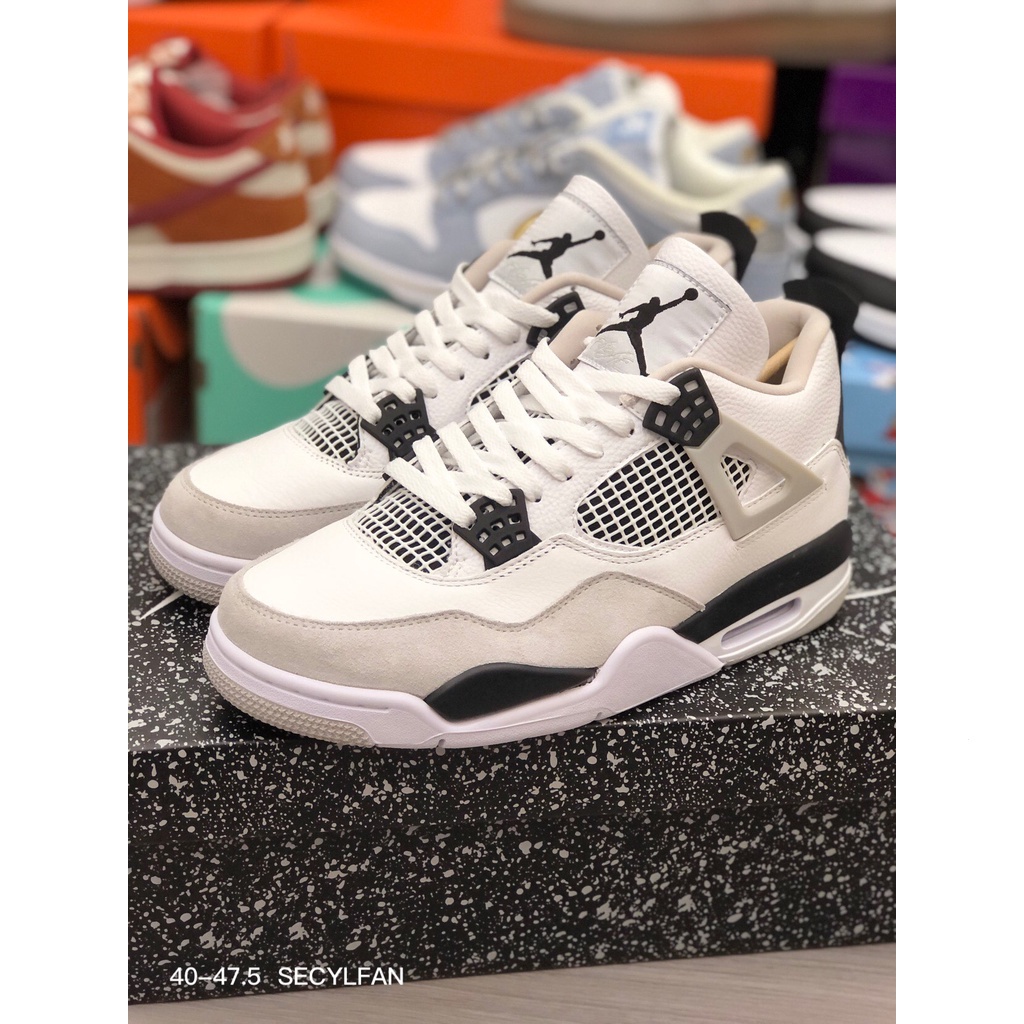 รองเท้าบาสเก็ตบอล Air Jordan 4 "Military Black" DH6927-111 | Shopee ...