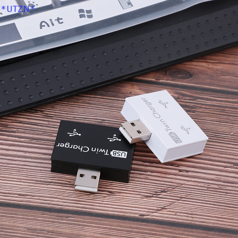 Utzn> ใหม่ อะแดปเตอร์แปลงสายฮับ usb 2.0 ตัวผู้ 1 เป็น 2 พอร์ต | Shopee ...