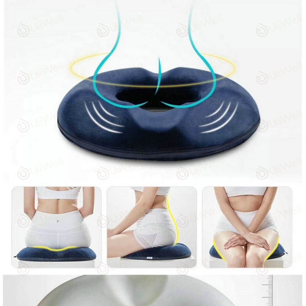 เบาะรองนั่งเพื่อสุขภาพ Ergonomic seat cushion พัฒนาร่วมกับนักกายภาพ รุ่น Gentle Softpulse ปลอก ...
