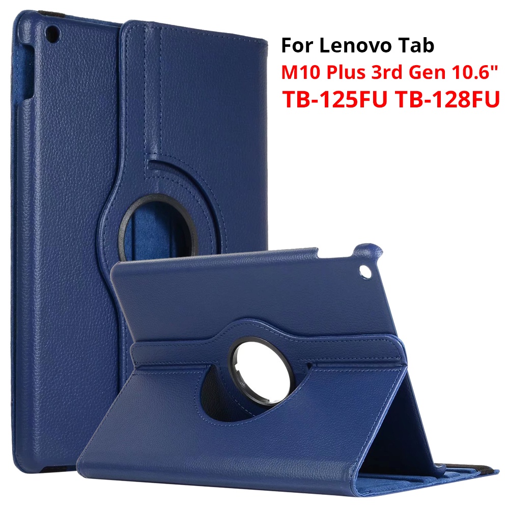 เคสแท็บเล็ต หมุนได้ สําหรับ Lenovo Tab M10 Plus 3rd Gen M10 Plus 3rd Gen TB125FU TB128XU 2022 10 ...