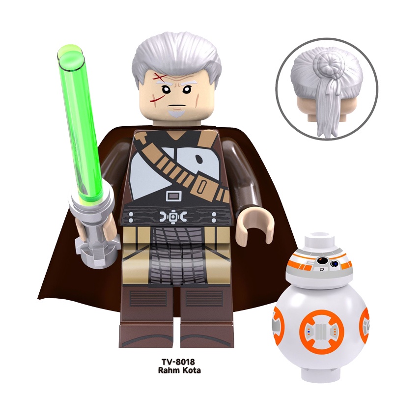 ของเล่นตัวต่อฟิกเกอร์ Space Wars Ahsoka Mace Windu Luke Skywalker with ...