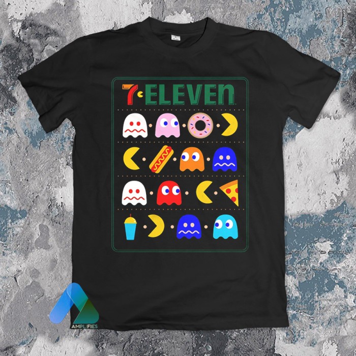 เสื้อยืด Pacman Icon - 7 ELEVEN SERIES | Shopee Thailand