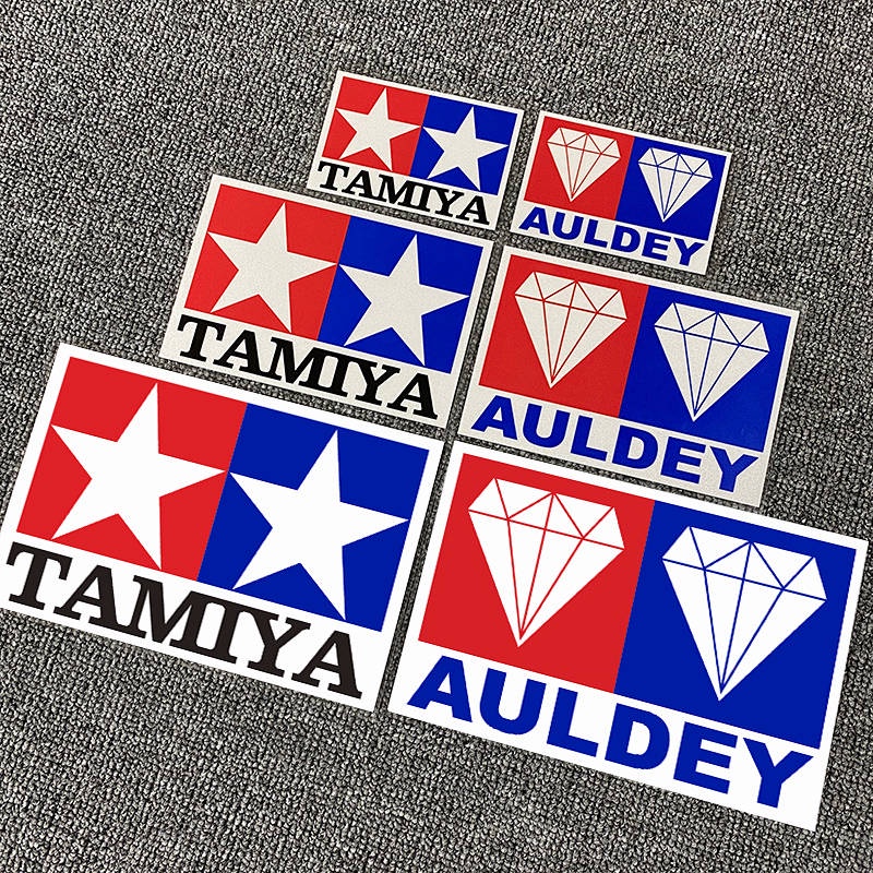 Auldey Bumper Stickers Let's & Go Double Star Jdm Modified Tamiya ...