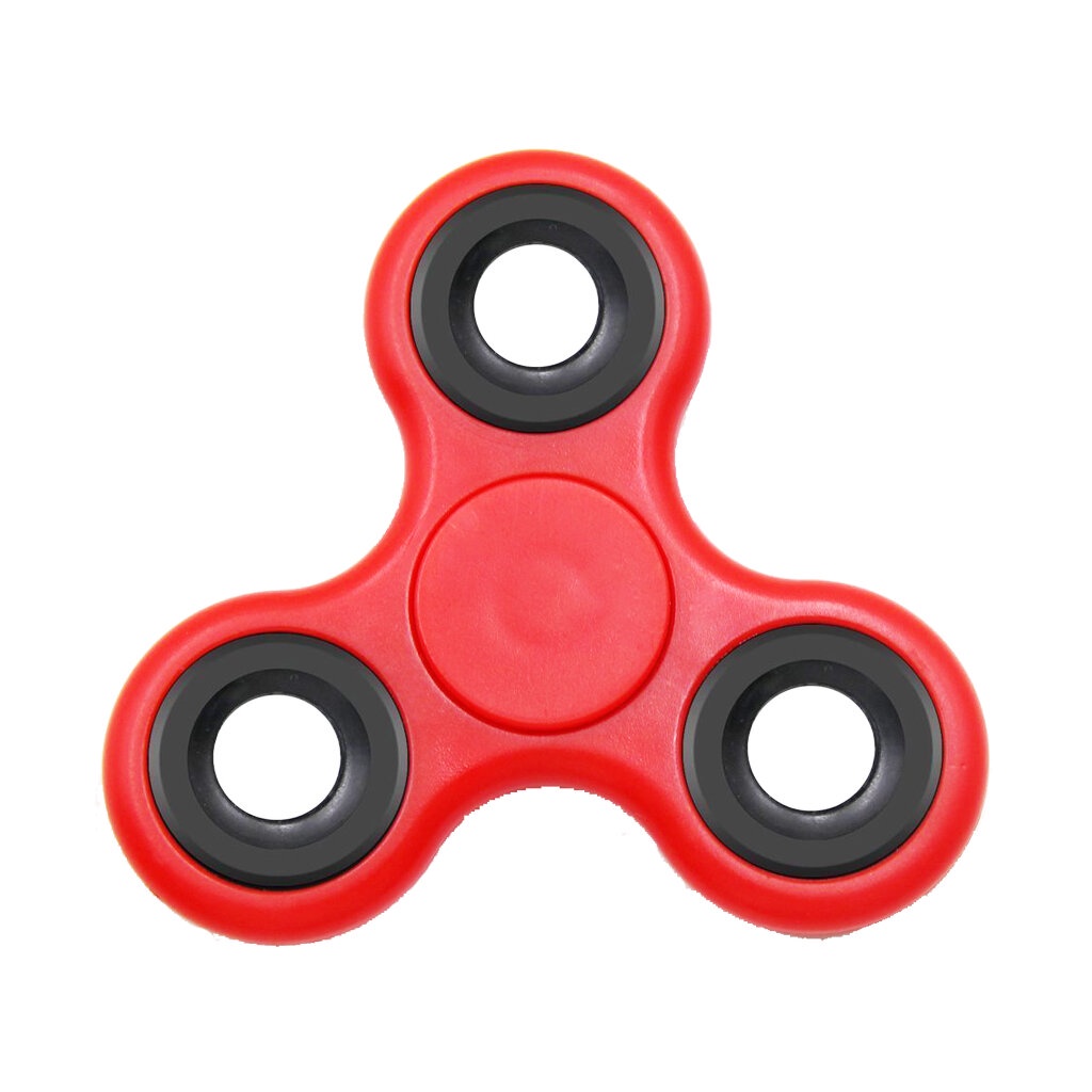 ฟิดเจ็ท แฮนด์ สปินเนอร์ แบบธรรมดา สีแดง Basic Fidget Hand Spinner - Red | Shopee Thailand