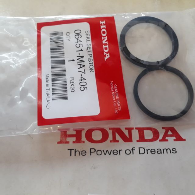 06451-MA7-405ซีลกันน้ำมันกันฝุ่นแท้ ชุดซ่อมปั๊มเบรคหลังโซนิค125 อะไหล่แท้ศูนย์HONDA | Shopee ...