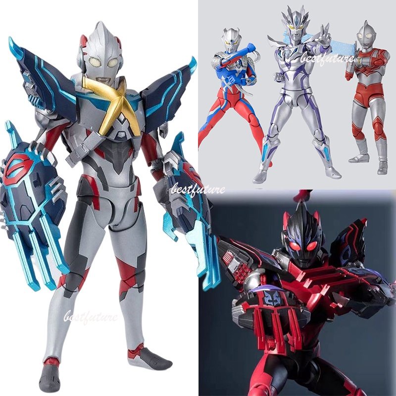 Shf ฟิกเกอร์ตุ๊กตา อนิเมะ Ultraman Jack Zero X Darkness SHF สําหรับตก ...