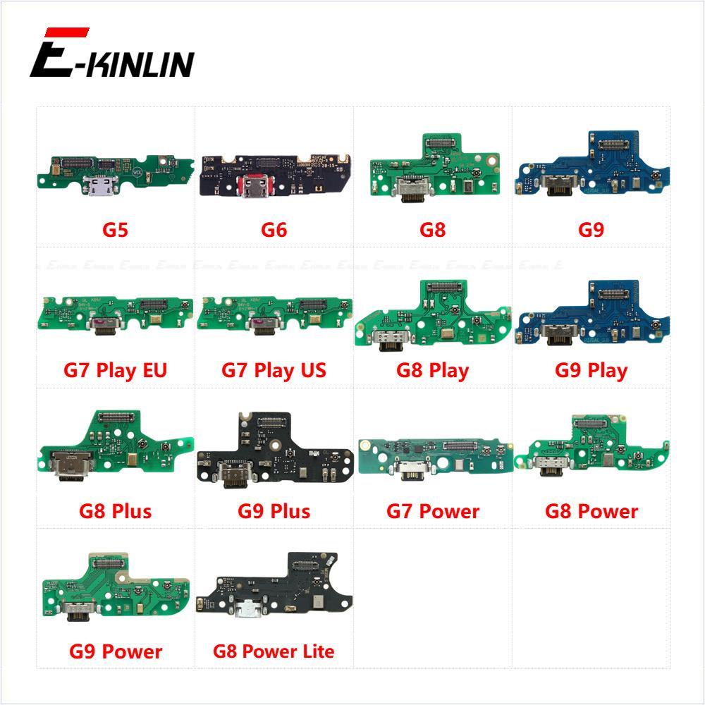 แท่นชาร์จ USB บอร์ดไมโครโฟน สายเคเบิ้ลอ่อน สําหรับ Motorola Moto G5 G6 G7 G8 G9 Play Plus Power ...