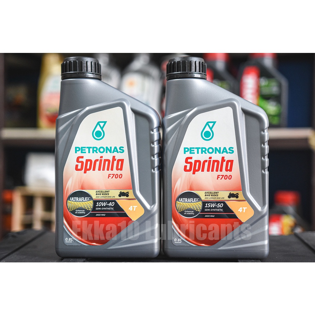 Petronas Sprinta F700 4T 10W40 และ 15W50 ขนาด 0.8 ลิตร/1ลิตร ...