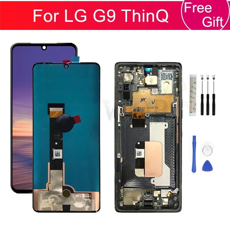 อะไหล่หน้าจอสัมผัสดิจิทัล LCD แบบเปลี่ยน สําหรับ LG G9 LG Velvet 5G LCD LG G9 ThinQ LM-G900 ...