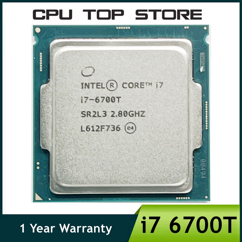 หน่วยประมวลผล CPU Intel Core i7-6700T i7 6700T 2.8GHz Quad-Core 8 ...