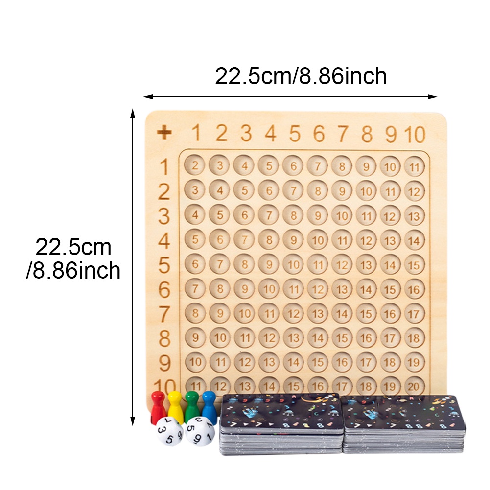 Home Gift DIY Early Education Montessori Smooth Surface Counting Toy ...
