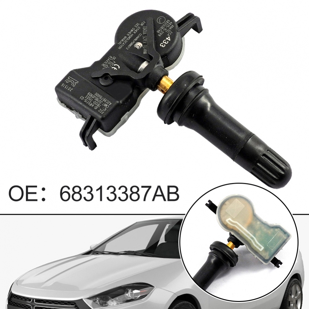 ⚡พร้อมส่ง⚡ 4 ชิ้น 68313387Ab เซนเซอร์วัดความดันลมยาง TPMS สําหรับรถจี๊ป ...