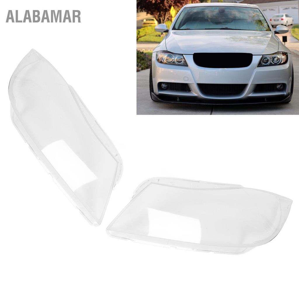 ALABAMAR ด้านหน้าล้างเลนส์ฝาครอบป้องกันเลนส์ไฟหน้าป้องกันการกัดกร่อน ...