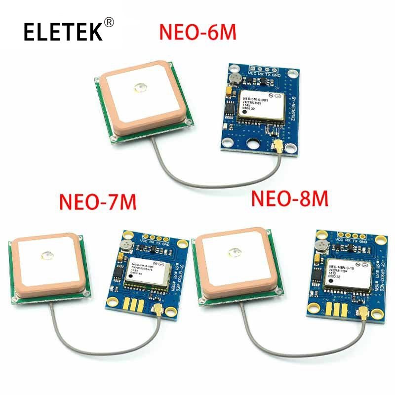 โมดูล GPS GY-NEO6MV2 GY-NEO7MV2 GY-NEO8MV2 NEO-6M NEO-7M NEO-8M พร้อมเสาอากาศ EEPROM MWC APM2.5 ...