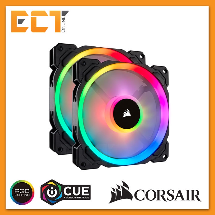 Corsair LL140 RGB 140 มม. Dual Light Loop RGB Fan - 2 Fan Pack พร้อมแสง ...