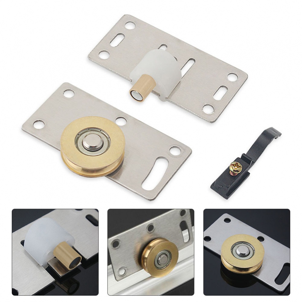 【COLORFUL】Door Wheels Door Pulleys Heavy Duty Pulley Sliding Door ...