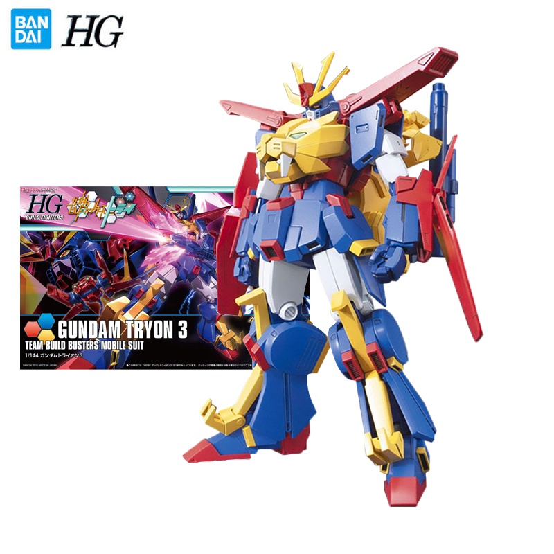 Bandai Genuine Gundam Model Garage Kit HGBM Series 1/144 Gundam Tryon 3 ...