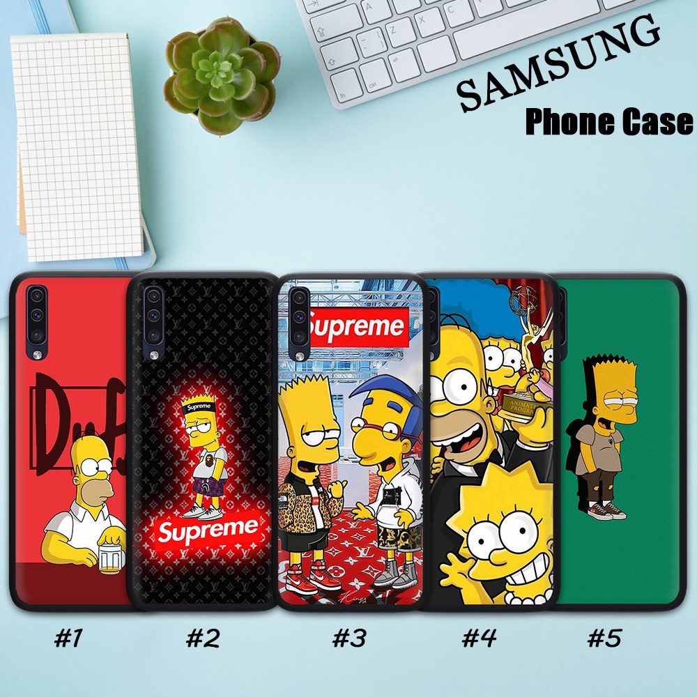 เคสนิ่ม ลาย The Simpsons WV2 FH270 สําหรับ Samsung Galaxy A5 2017 A6 A7 ...