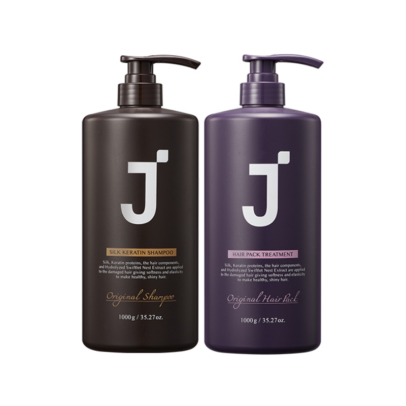 JSOOP Original Silk Keratin Shampoo & Hair Pack Treatment 1000g | Shopee Thailand