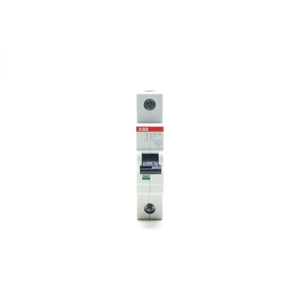 ตัวตัดกระแสไฟฟ้า เซอร์กิตเบรกเกอร์ ABB MCB ABB รุ่น S201M 1P 10kA Miniature Circuit Breaker ABB ...
