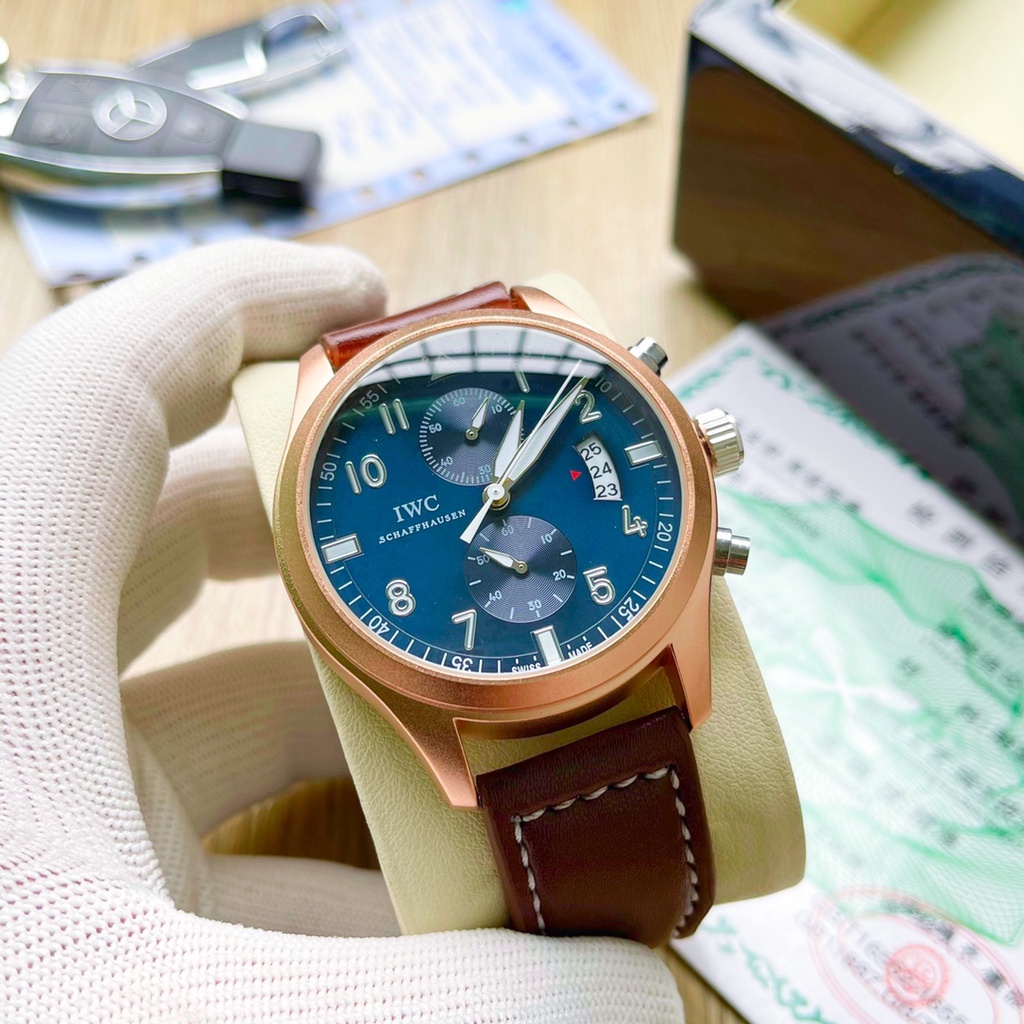 Iwc 5 พินการออกแบบมัลติฟังก์ชั่นนําเข้าการเคลื่อนไหวควอตซ์ 44 มม. นาฬิกาผู้ชาย | Shopee Thailand